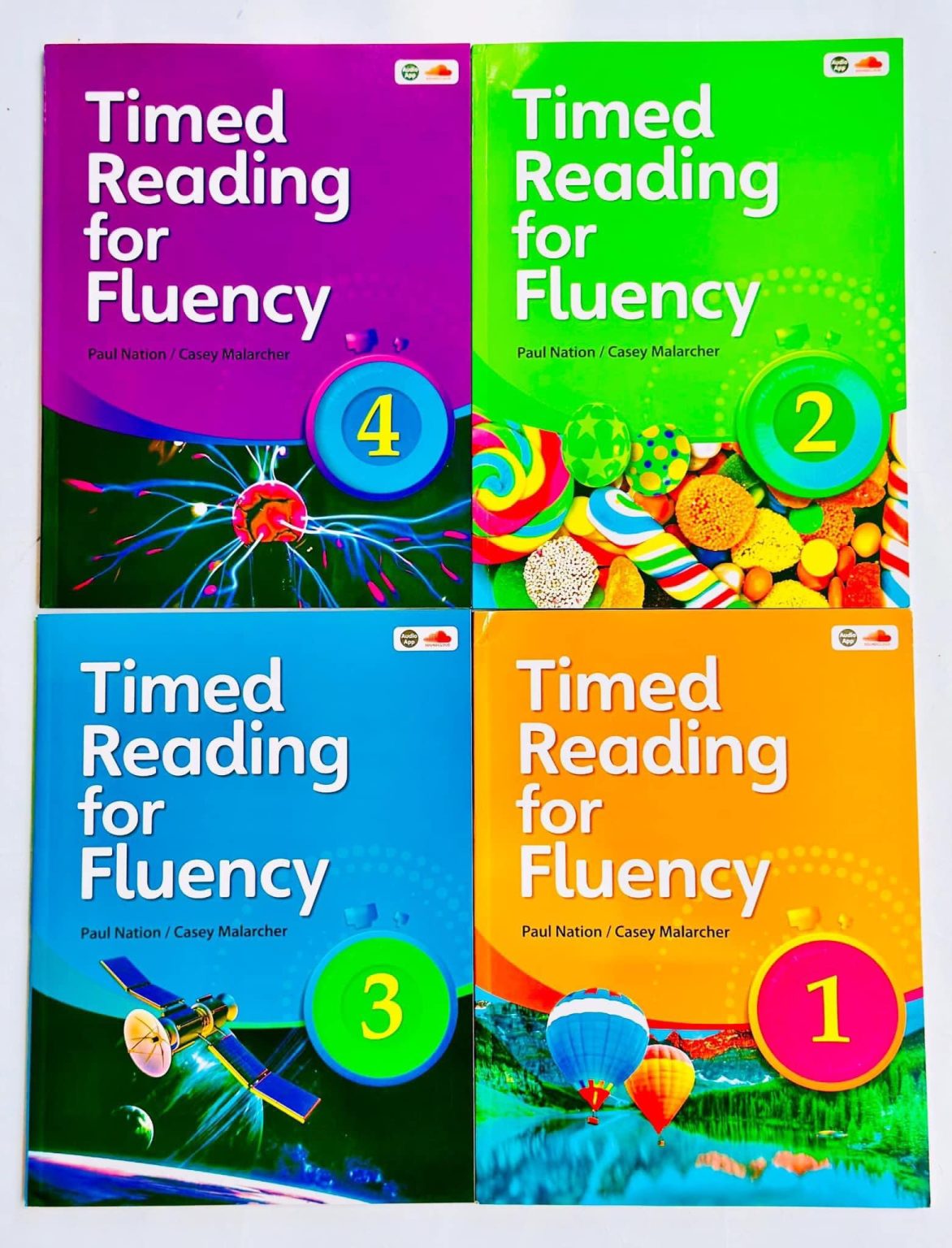 [Sách Nhập Khẩu] Timed Reading For Fluency – Trọn Bộ 4 Cuốn - Jang Hana
